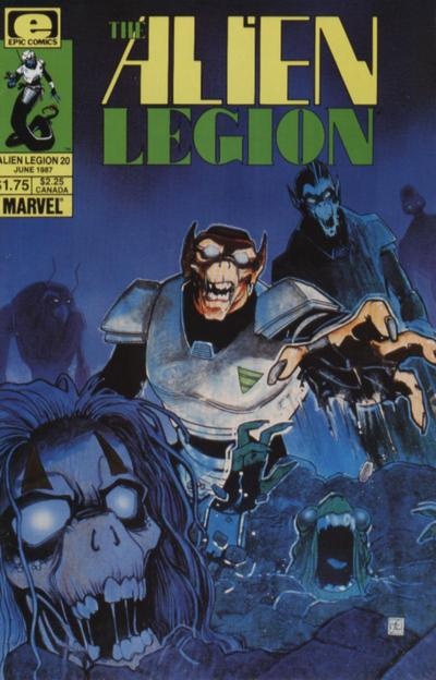 Alien Legion (1984) Comic Series Reviews at ComicBookRoundUp.com