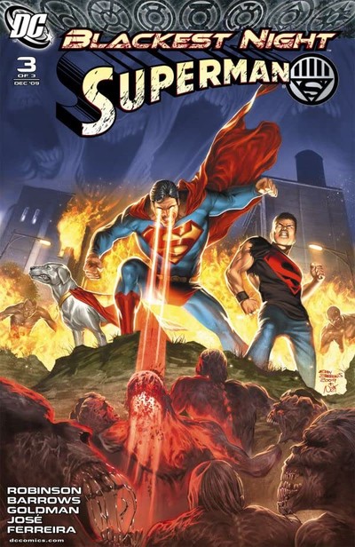 Blackest Night: Superman Comic Series Reviews at ComicBookRoundUp.com