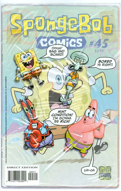 SpongeBob Comics #45 Reviews (2015) at ComicBookRoundUp.com