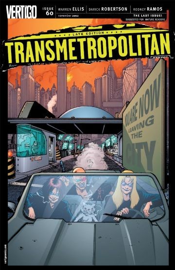 Transmetropolitan Comic Series Reviews at ComicBookRoundUp.com
